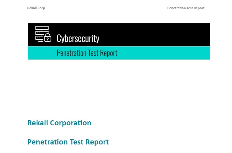 Rekall CTF 1 (Project 2, Day 2) – Tyler | Tines with Tyler – Tines ...