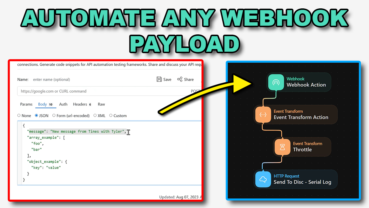 How I Automate Any Webhook Payload Using Tines [3rd Party HTTP Request Triggers] – Tyler | Tines ...